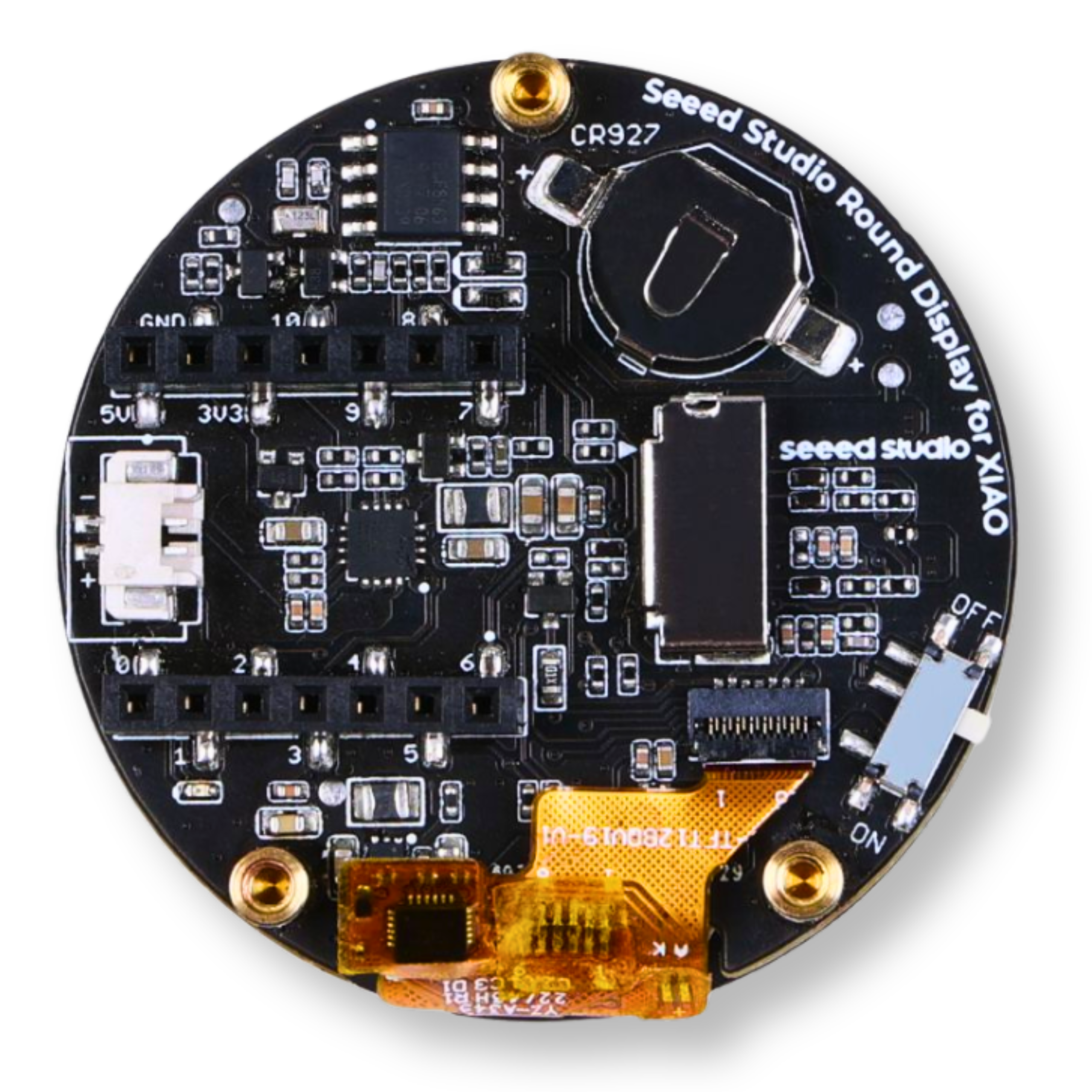 Mikrobot | Round LCD touchscreen display 1.28'' 240x240px for Seeed ...