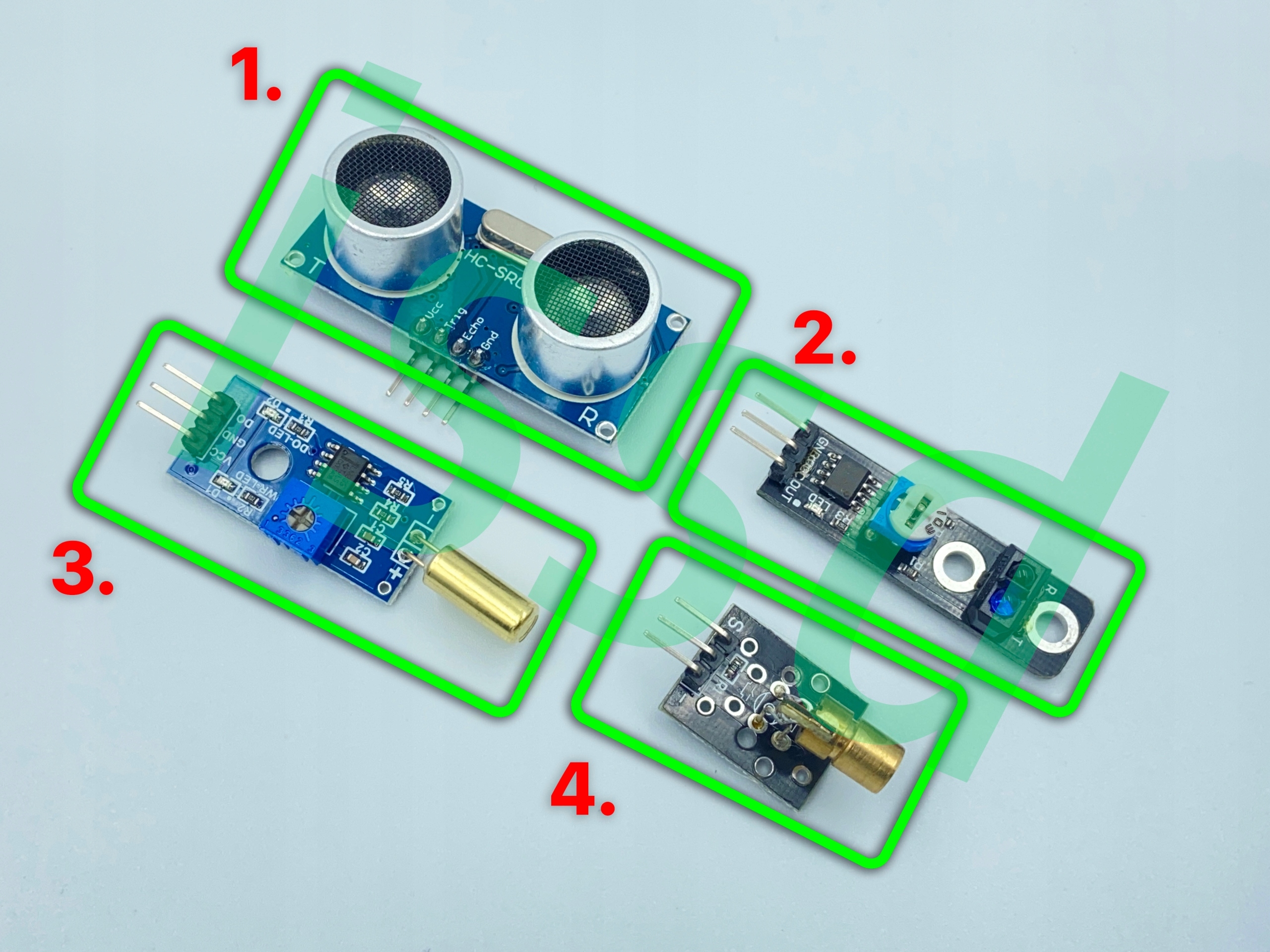 Mikrobot | Set of 16 Raspberry Pi Arduino sensor modules